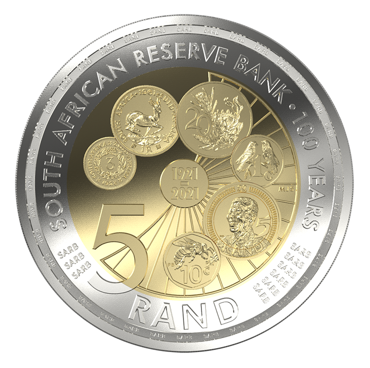 2021 R5 Coin The South African Mint Company 2021 R5 Coin The South African Mint Company