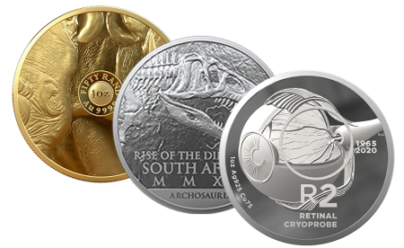 SA Mint Stacked Coins - The South African Mint Company